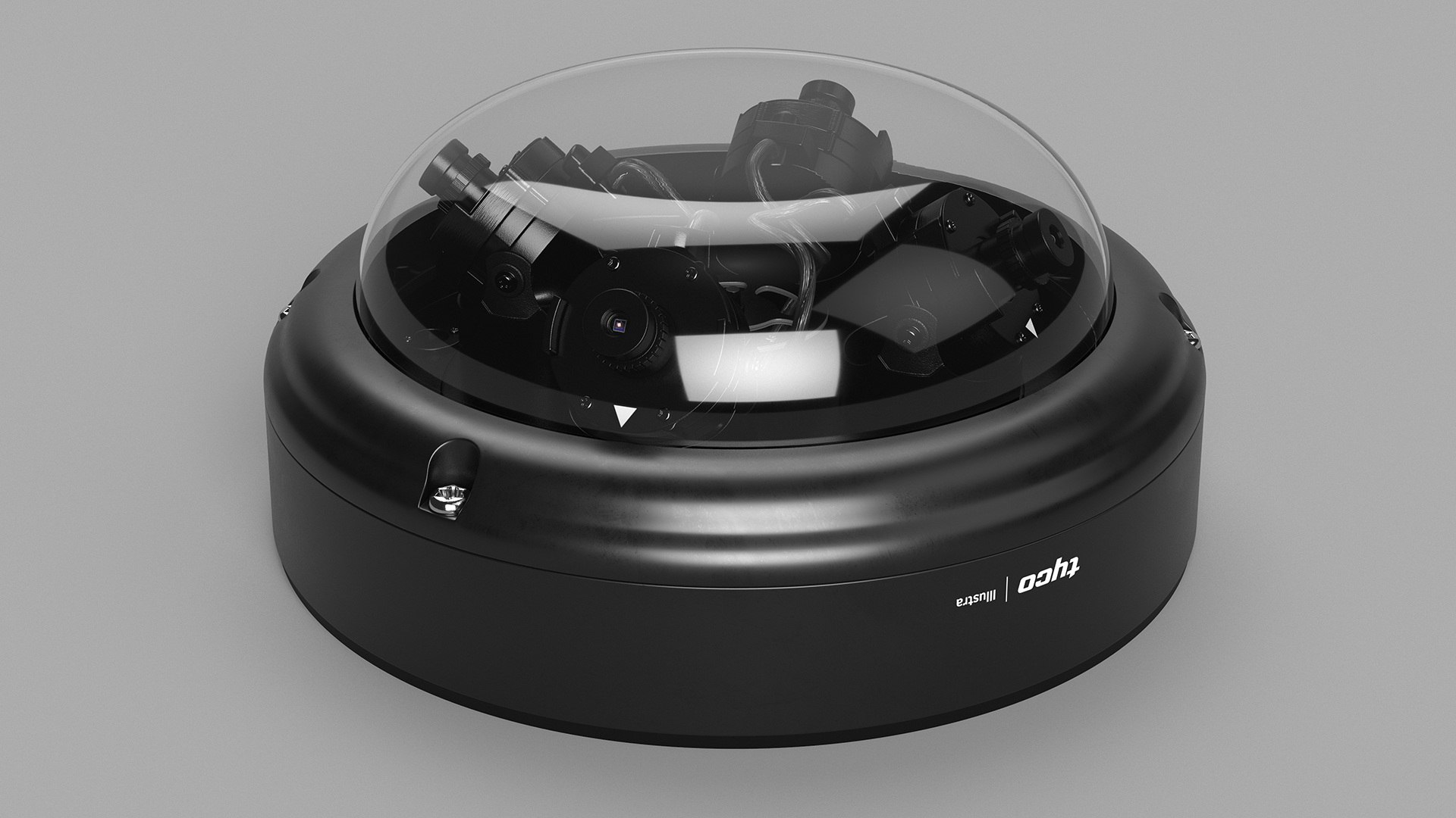 3D Black Corps Multi Sensor Camera Tyco Model - TurboSquid 2252651