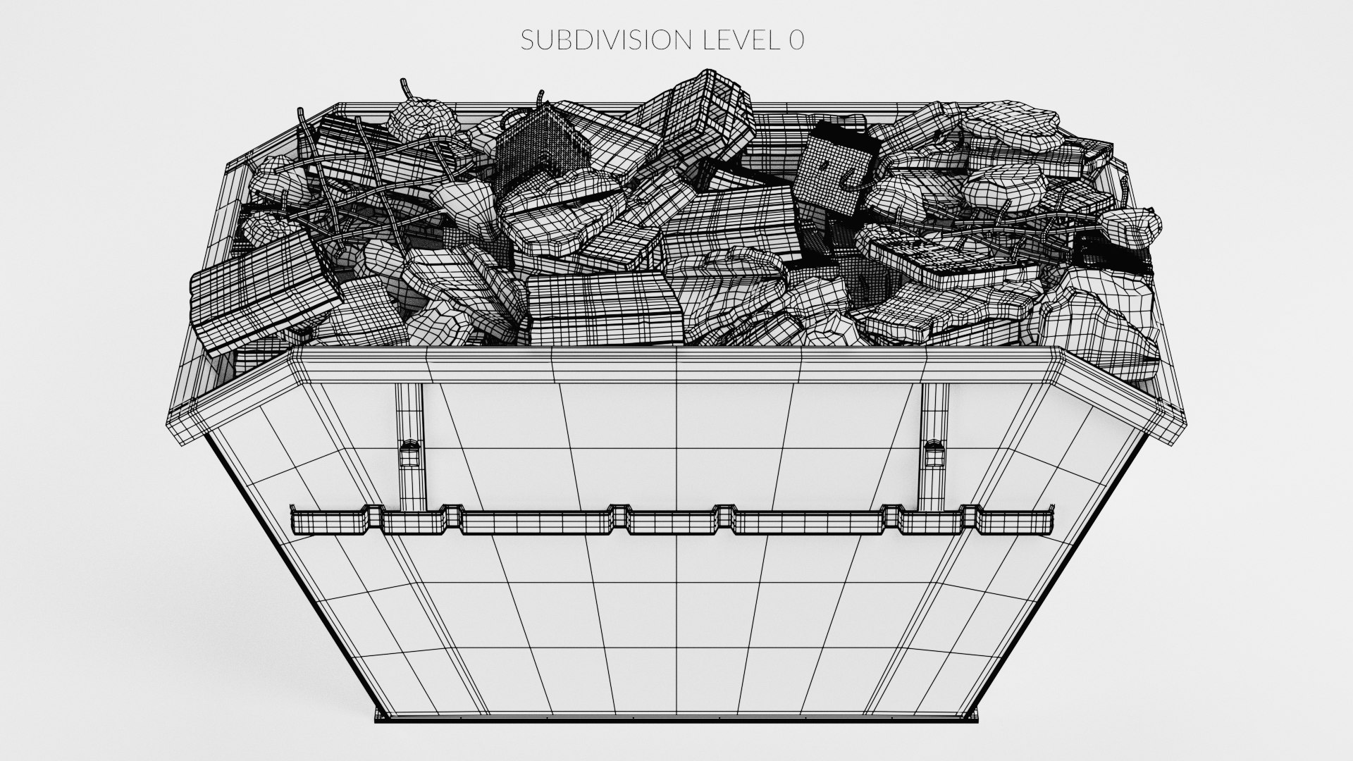 Skip Contains 3D Model - TurboSquid 1592587
