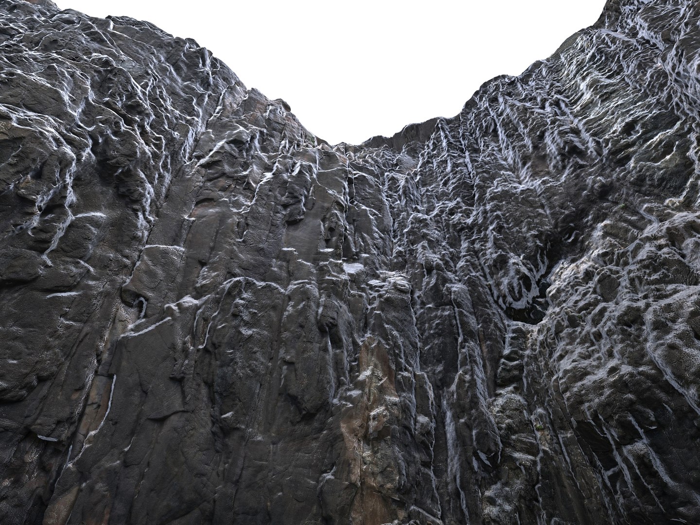 3d Black Cliffs 16k