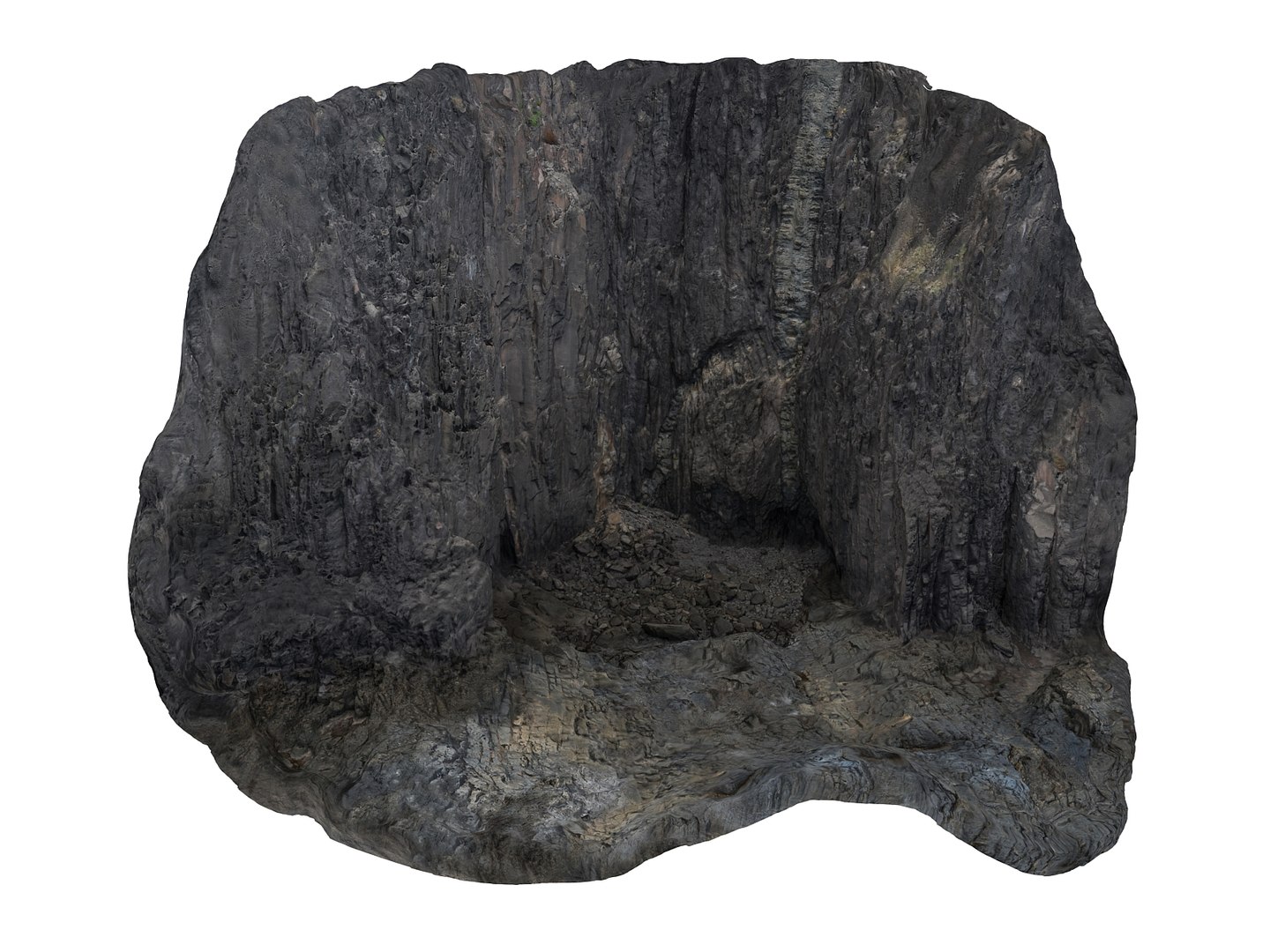3d Black Cliffs 16k