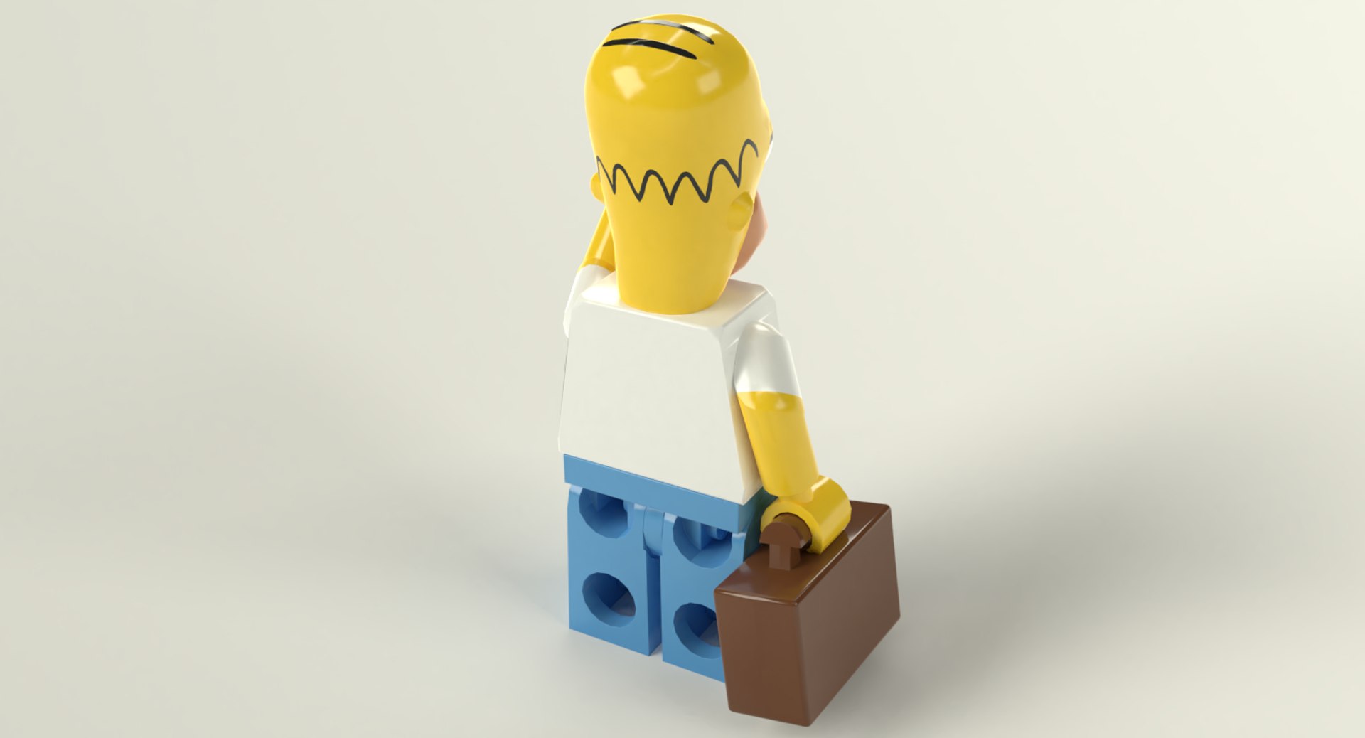 Lego Homer Simpson 3D Model - TurboSquid 1377943