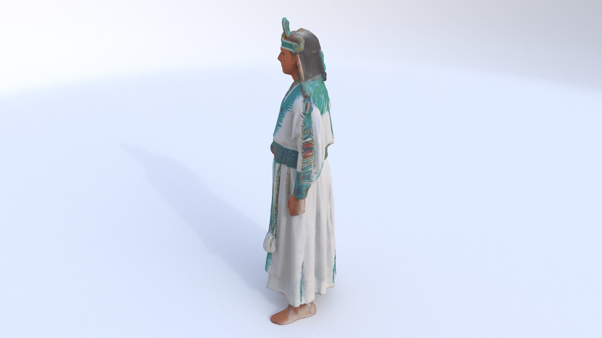 Aztec Royal Priest Attire 3D - TurboSquid 2328171