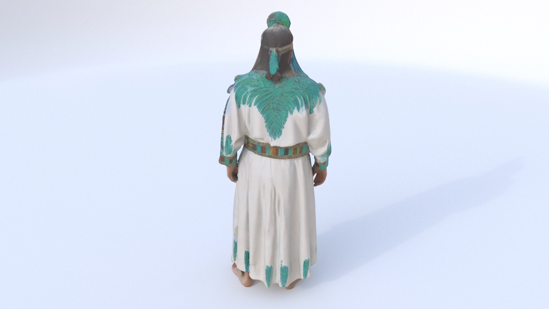 Aztec Royal Priest Attire 3D - TurboSquid 2328171