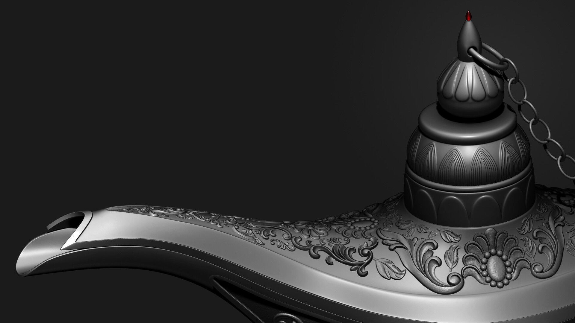 Magic Lamp 3D Model - TurboSquid 1716500