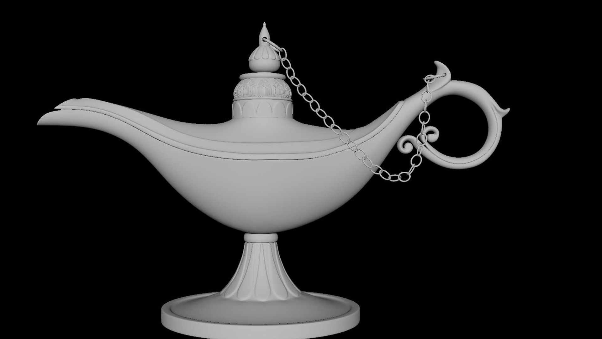 Magic Lamp 3D Model - TurboSquid 1716500