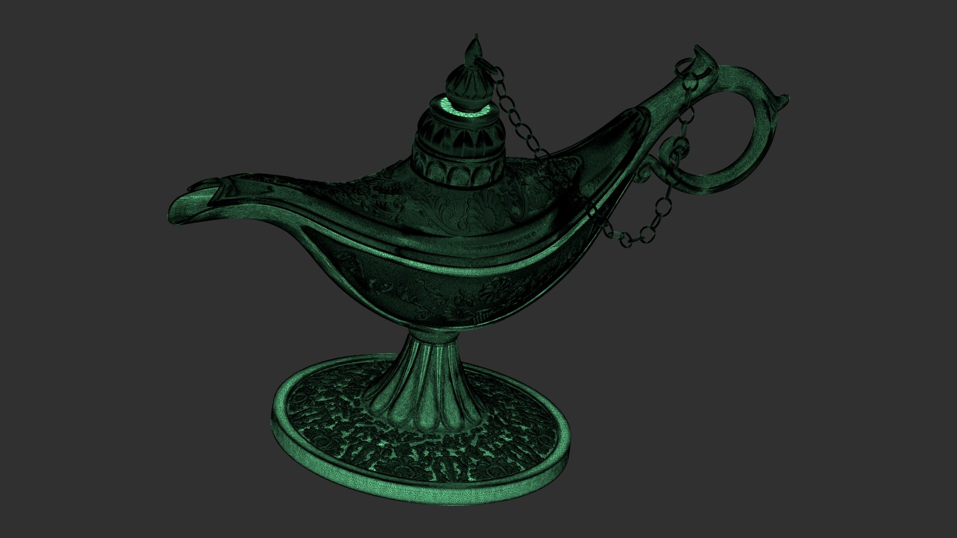 Magic Lamp 3D Model - TurboSquid 1716500