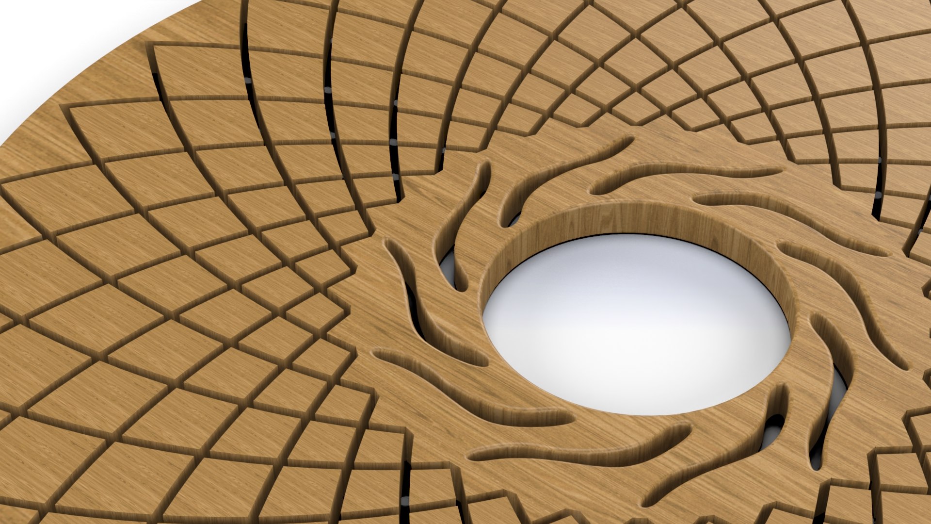 3D Circular False Ceiling Design - TurboSquid 2090775