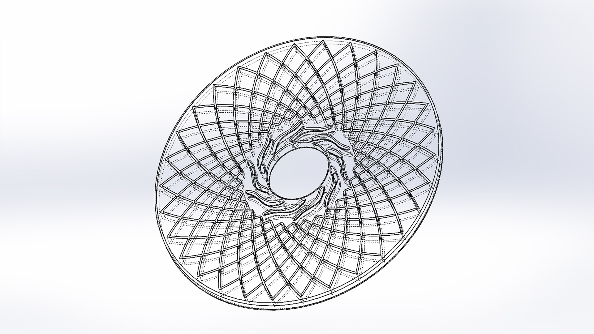 3D Circular False Ceiling Design - TurboSquid 2090775