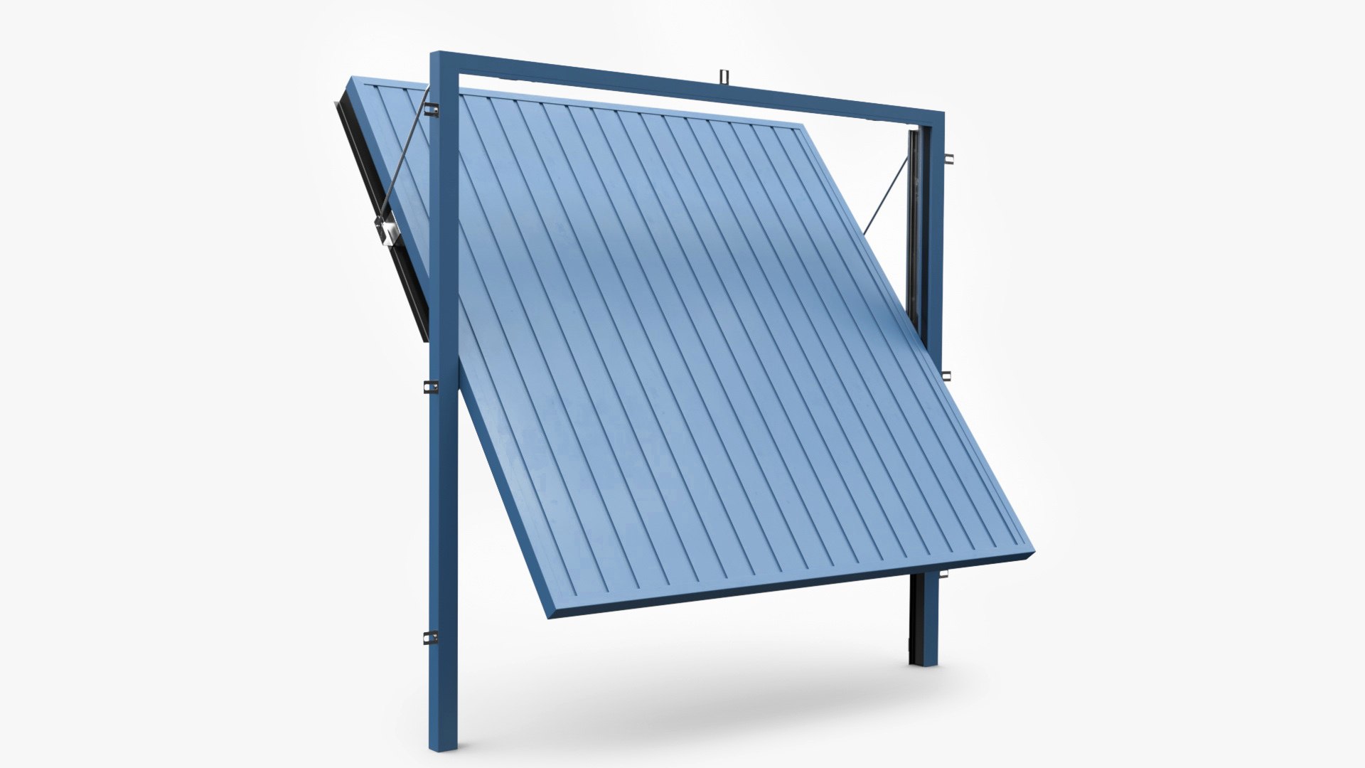 Traditional Garage Door Rigged 3D Model - TurboSquid 2326403