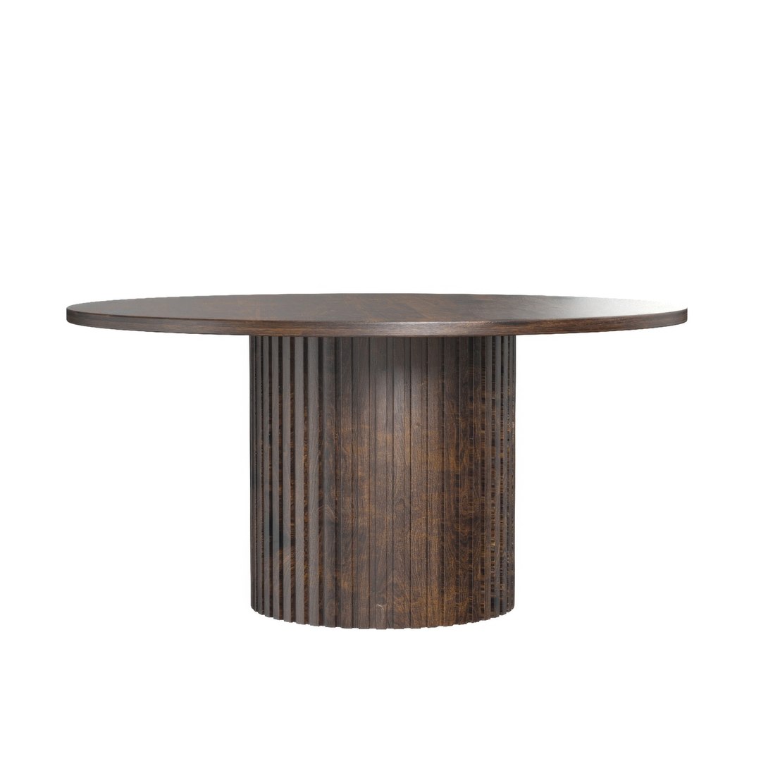 Bradley 60in Round Dining Table 3D Model - TurboSquid 2119985