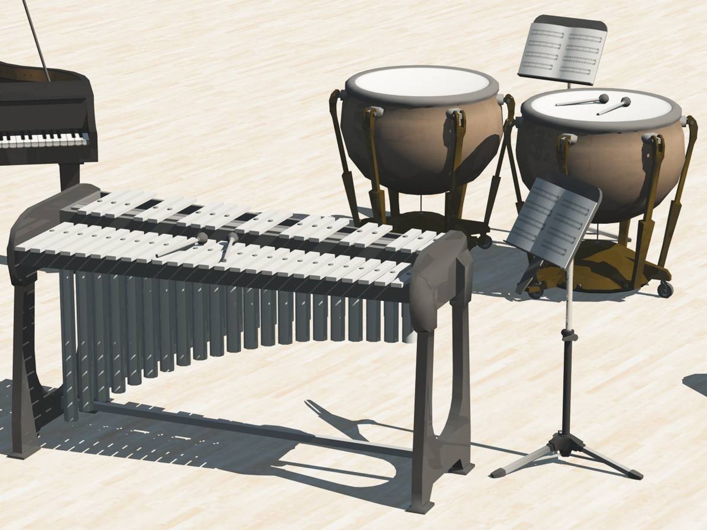 3D Music Instruments - TurboSquid 1293784