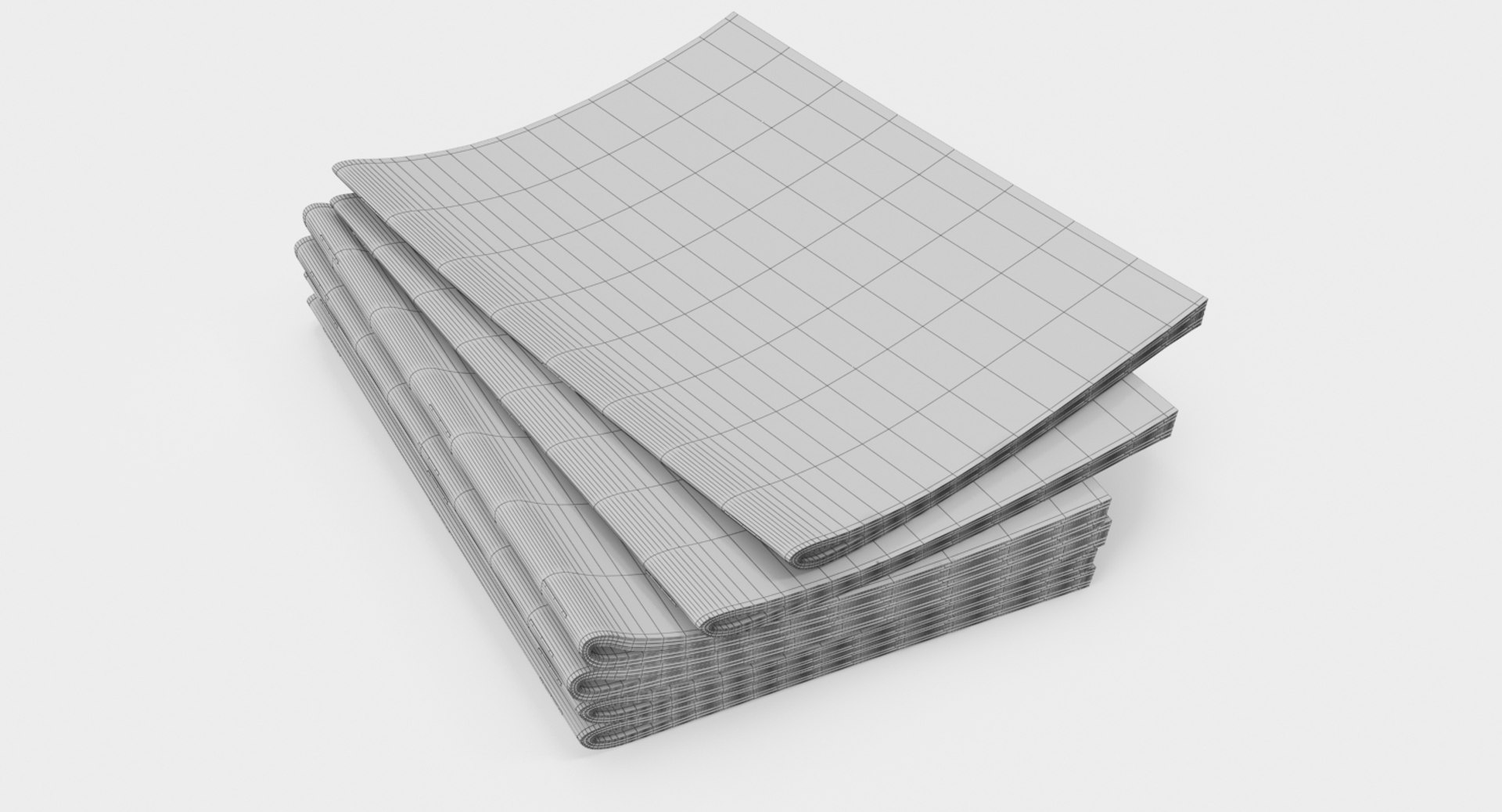 3D Model Realistic Magazines Open Set - TurboSquid 1331048