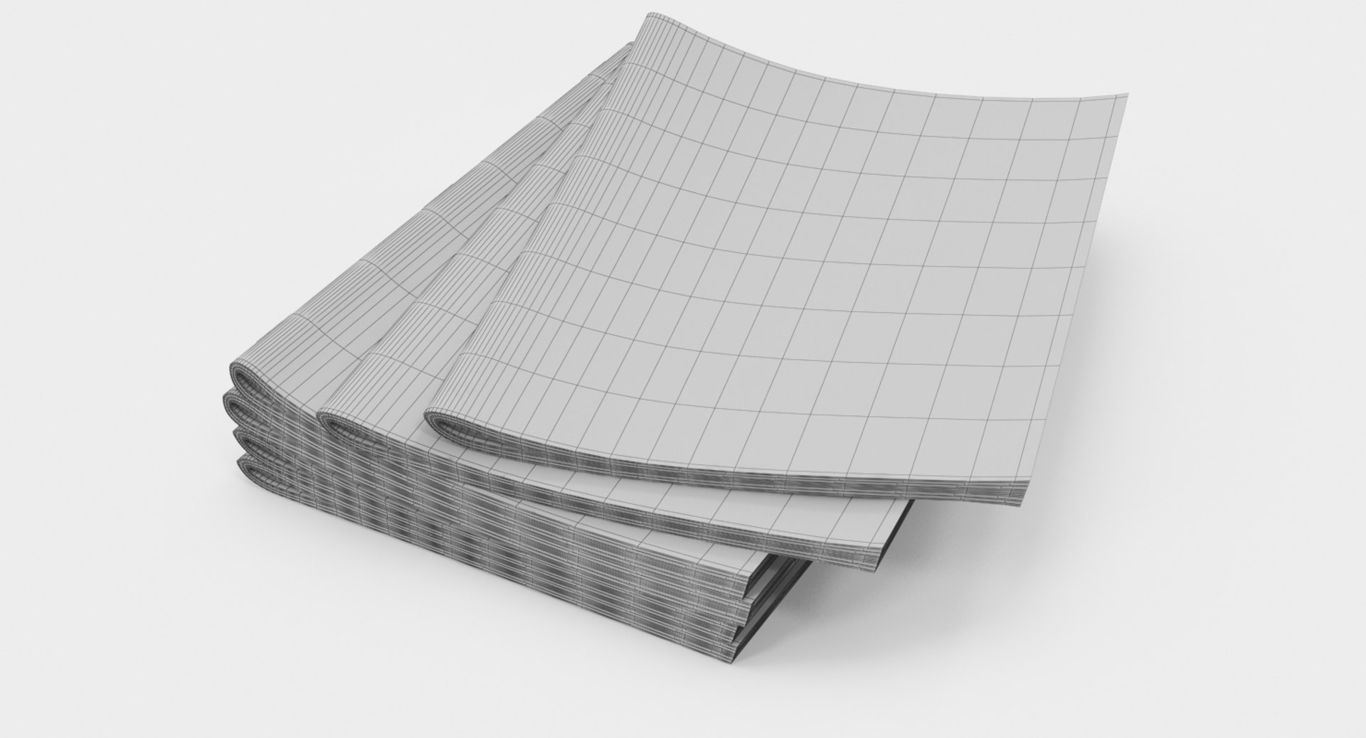 3D Model Realistic Magazines Open Set - TurboSquid 1331048