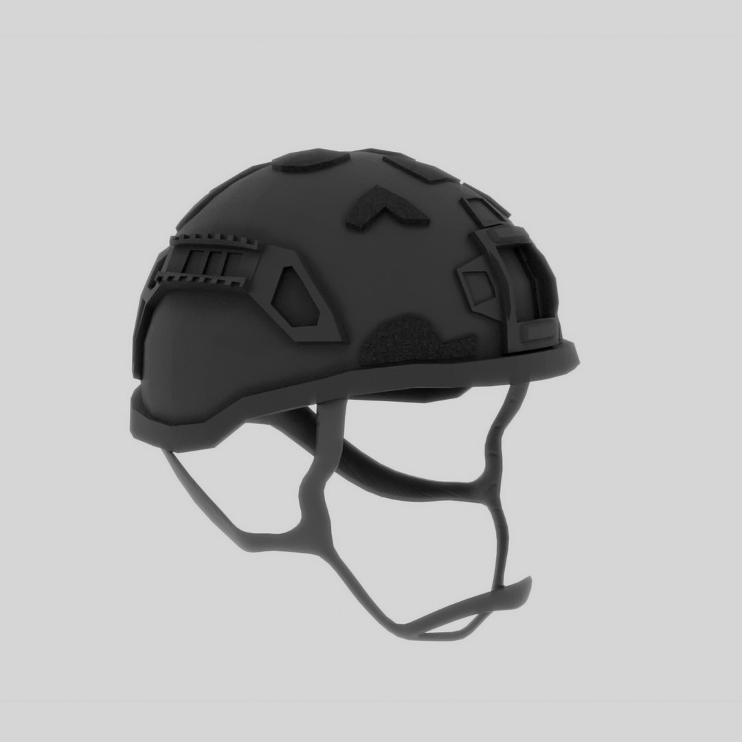 MICH Low Cut Ballistic Helmet 3D Model - TurboSquid 2129962