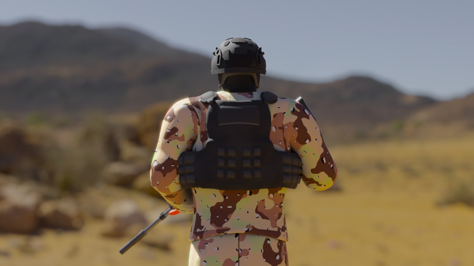 MICH Low Cut Ballistic Helmet 3D Model - TurboSquid 2129962