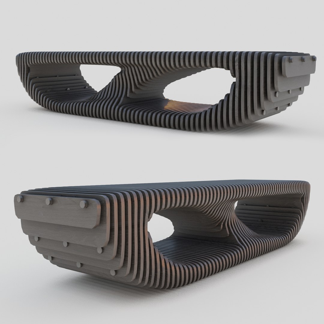 Parametric Bench 3D Model - TurboSquid 1404431