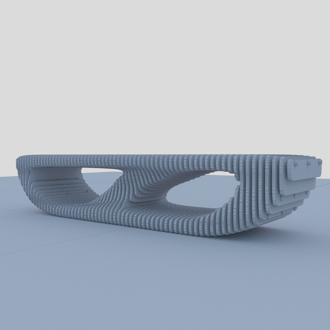 Parametric Bench 3D Model - TurboSquid 1404431