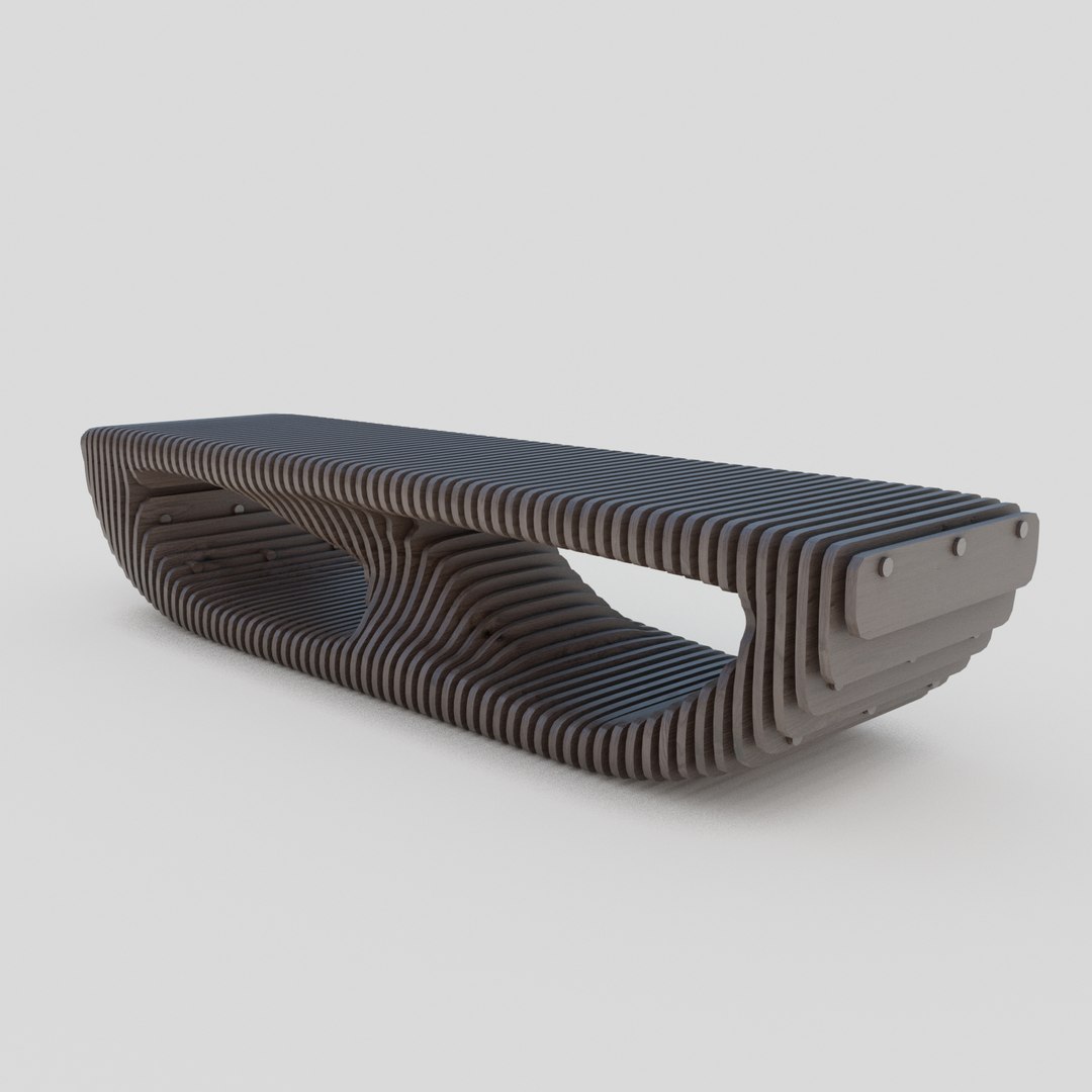 Parametric Bench 3D Model - TurboSquid 1404431