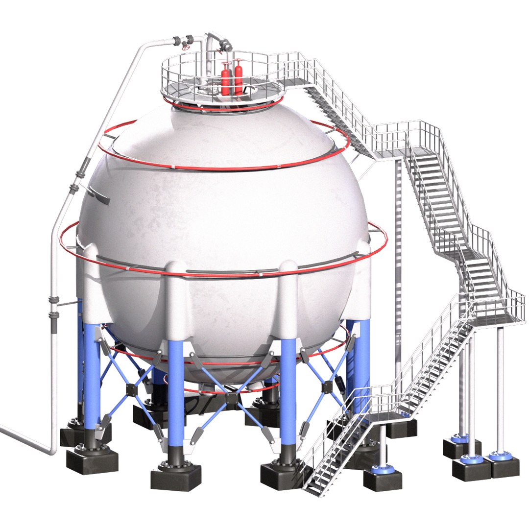 Oil Base N1 3D Model - TurboSquid 2329280