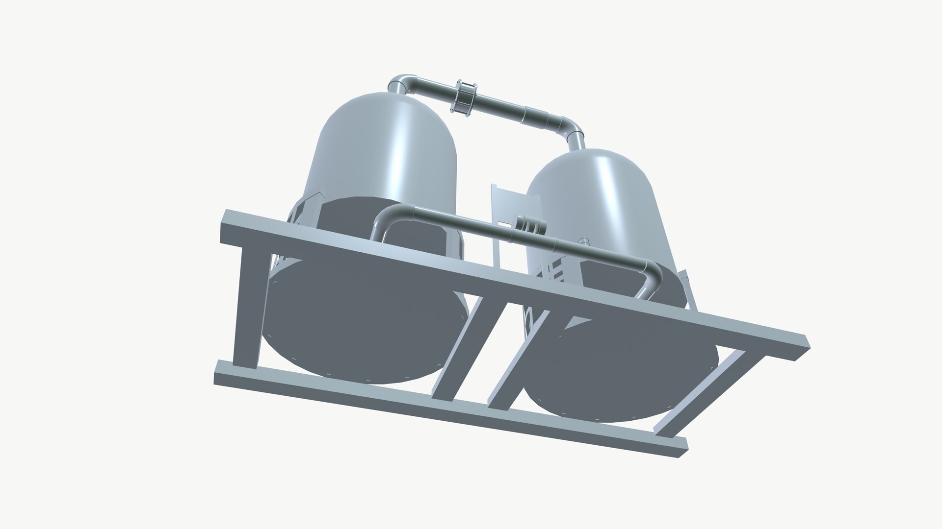 Chemical Tank 3D Model - TurboSquid 2303324