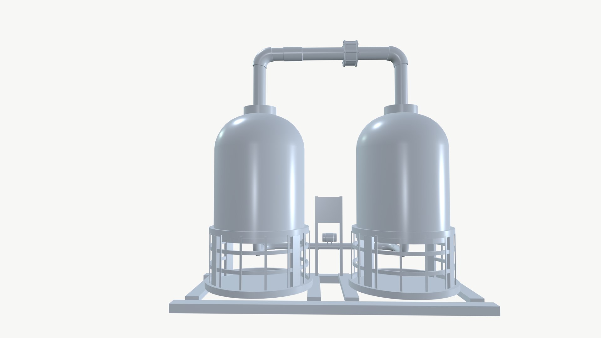 Chemical Tank 3D Model - TurboSquid 2303324