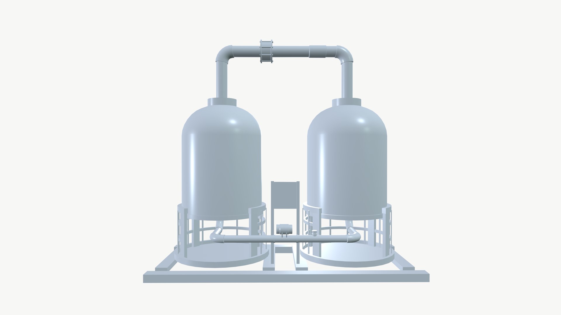 Chemical Tank 3D Model - TurboSquid 2303324