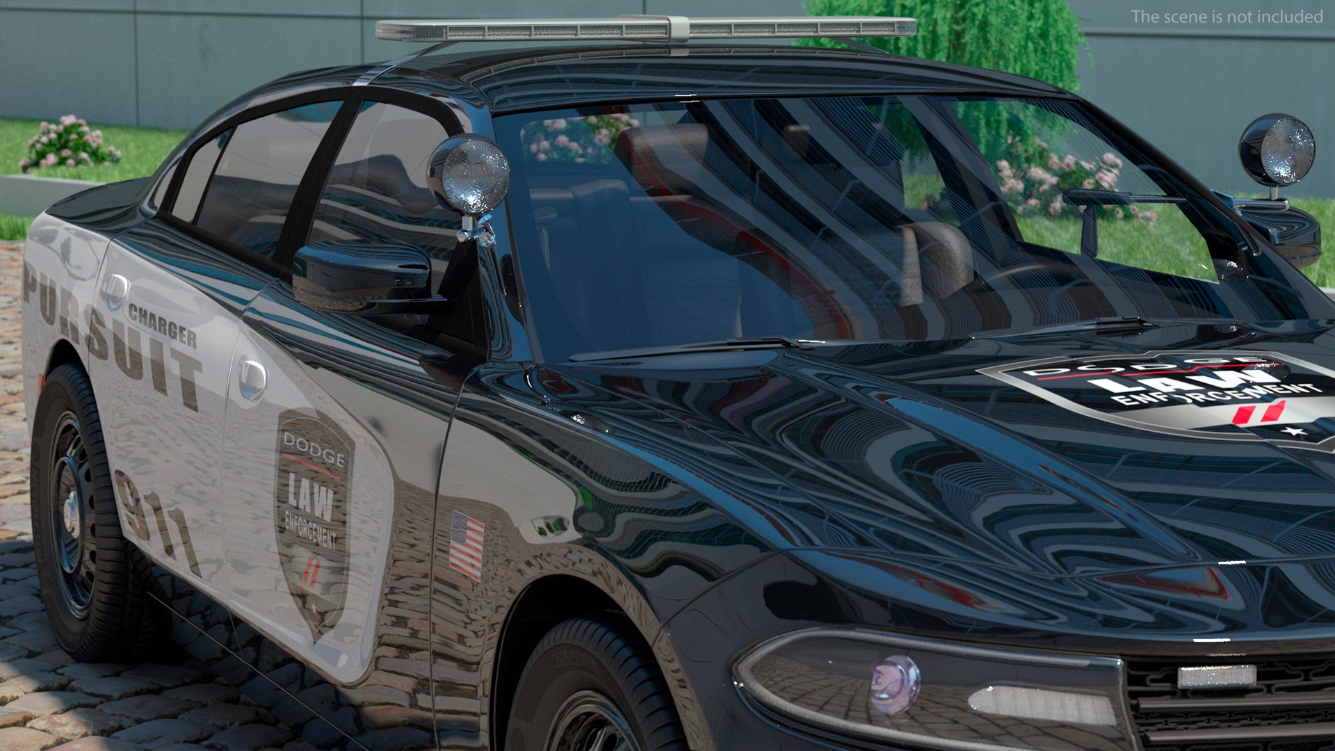 Dodge Charger Pursuit Police Car 2015 model - TurboSquid 2130651