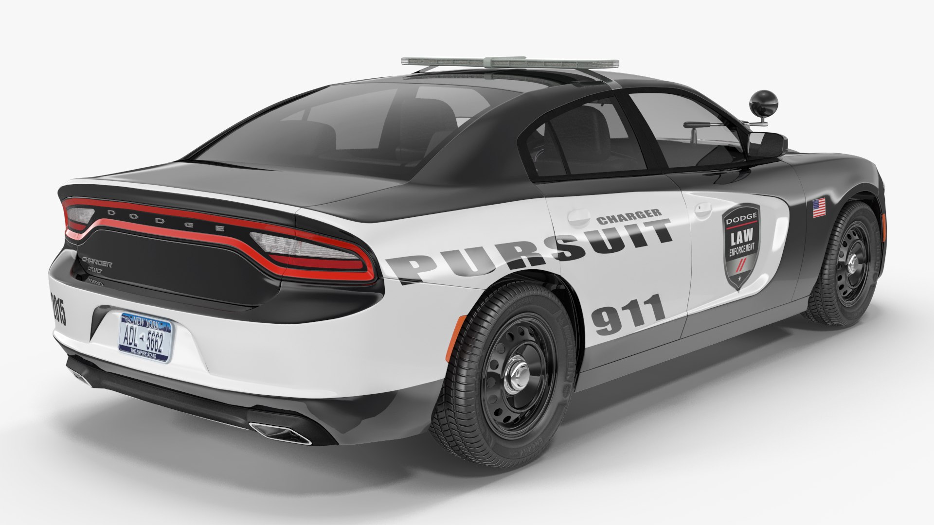 Dodge Charger Pursuit Police Car 2015 model - TurboSquid 2130651