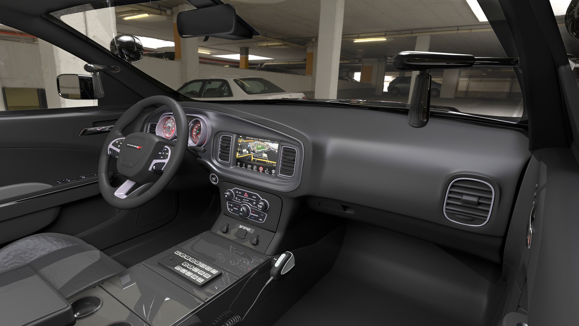 Dodge Charger Pursuit Police Car 2015 model - TurboSquid 2130651