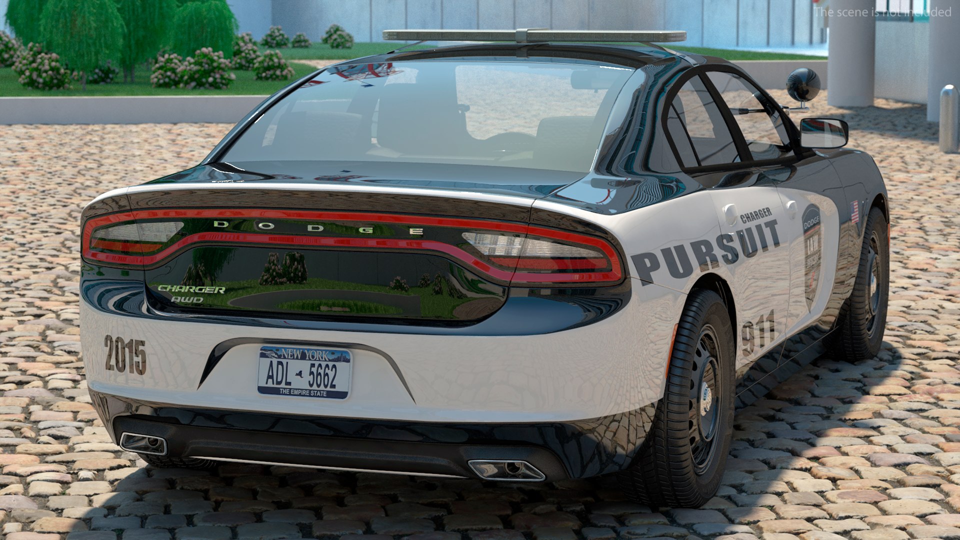 Dodge Charger Pursuit Police Car 2015 model - TurboSquid 2130651