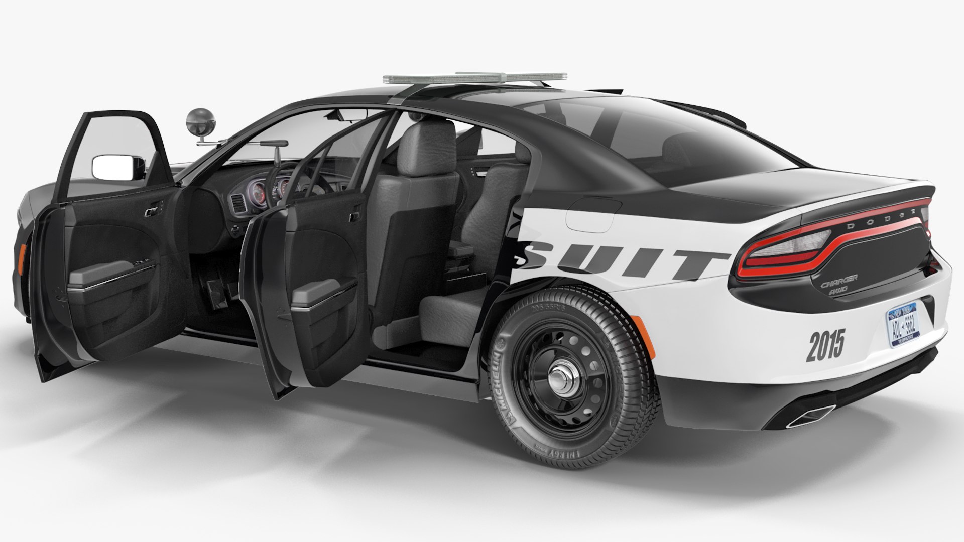 Dodge Charger Pursuit Police Car 2015 model - TurboSquid 2130651