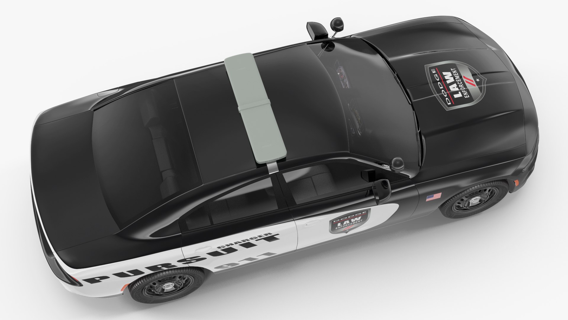 Dodge Charger Pursuit Police Car 2015 model - TurboSquid 2130651