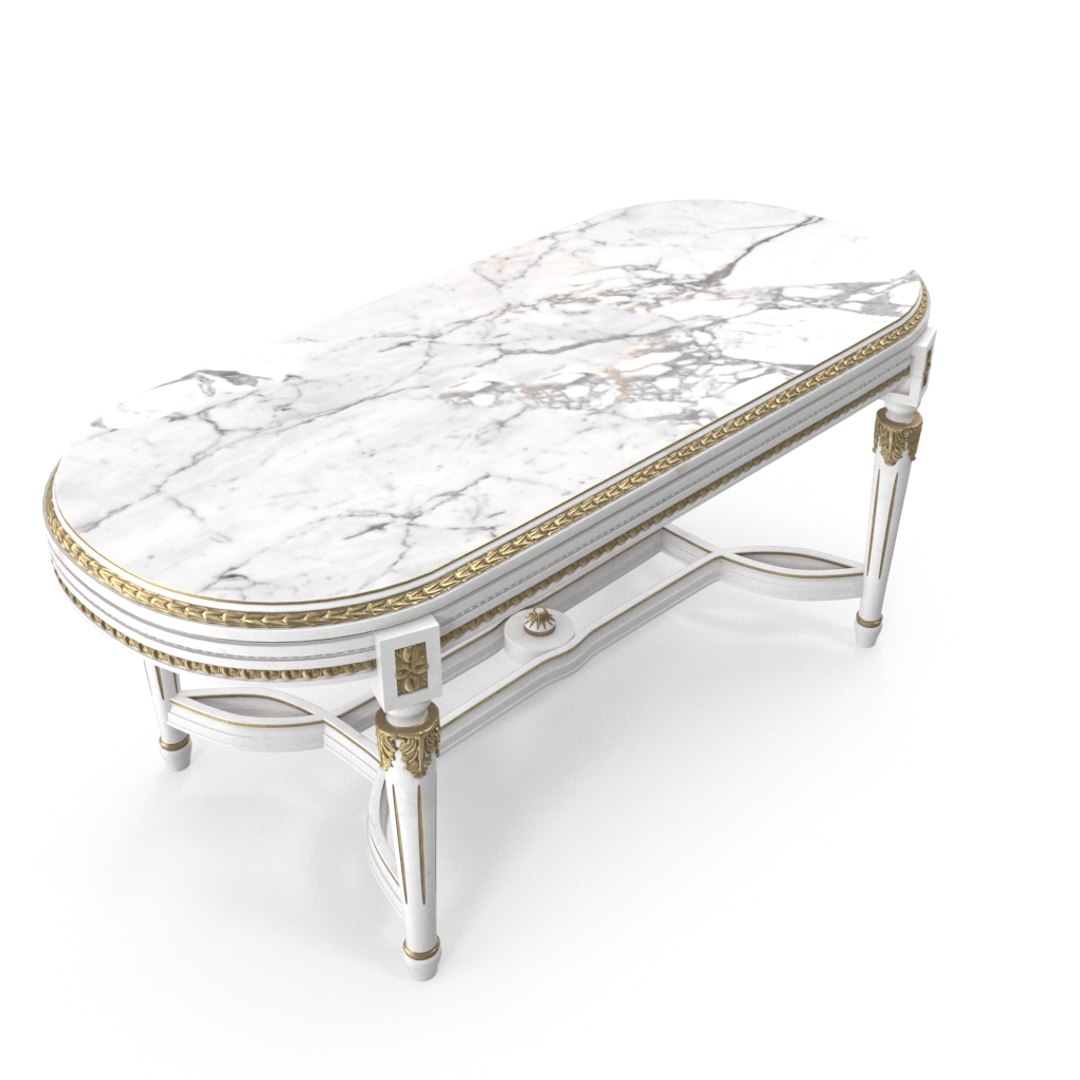 Classical Coffee Table 3d Model