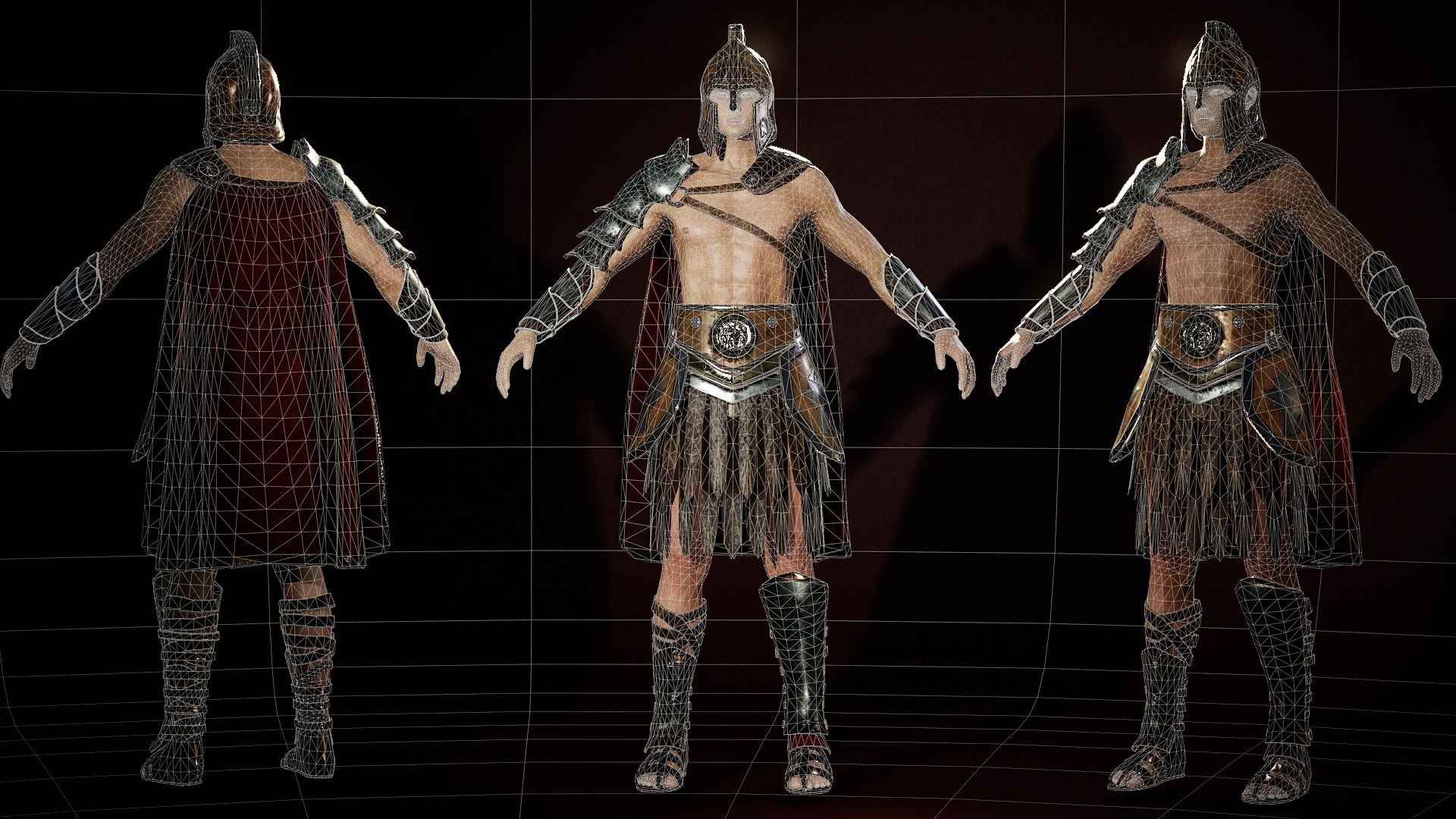 Gladiator Arena Fighter 3D Model - TurboSquid 2145191