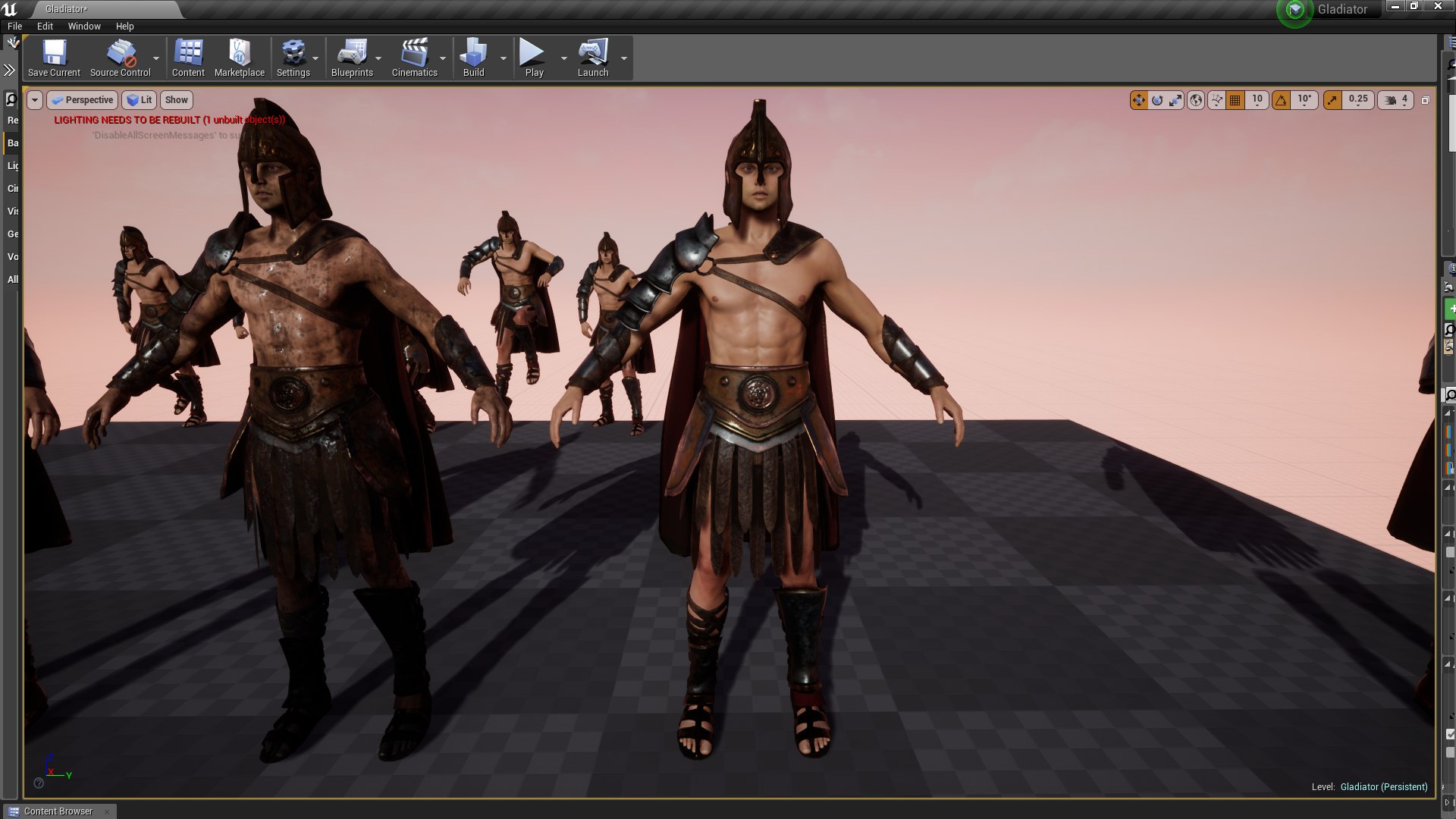 Gladiator Arena Fighter 3D Model - TurboSquid 2145191