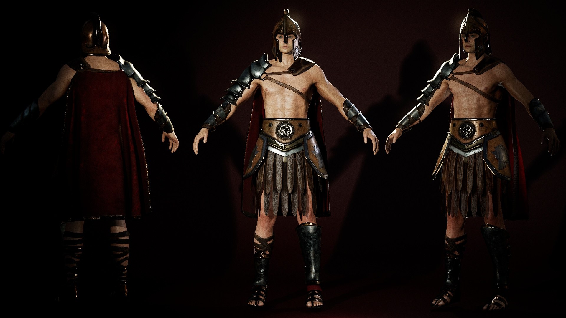 Gladiator Arena Fighter 3D Model - TurboSquid 2145191