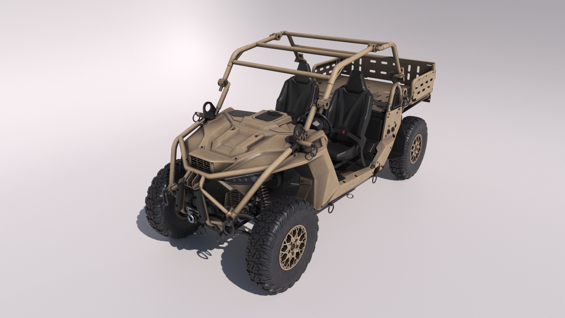 Polaris MRZR Alpha 2 3D Model - TurboSquid 2171036