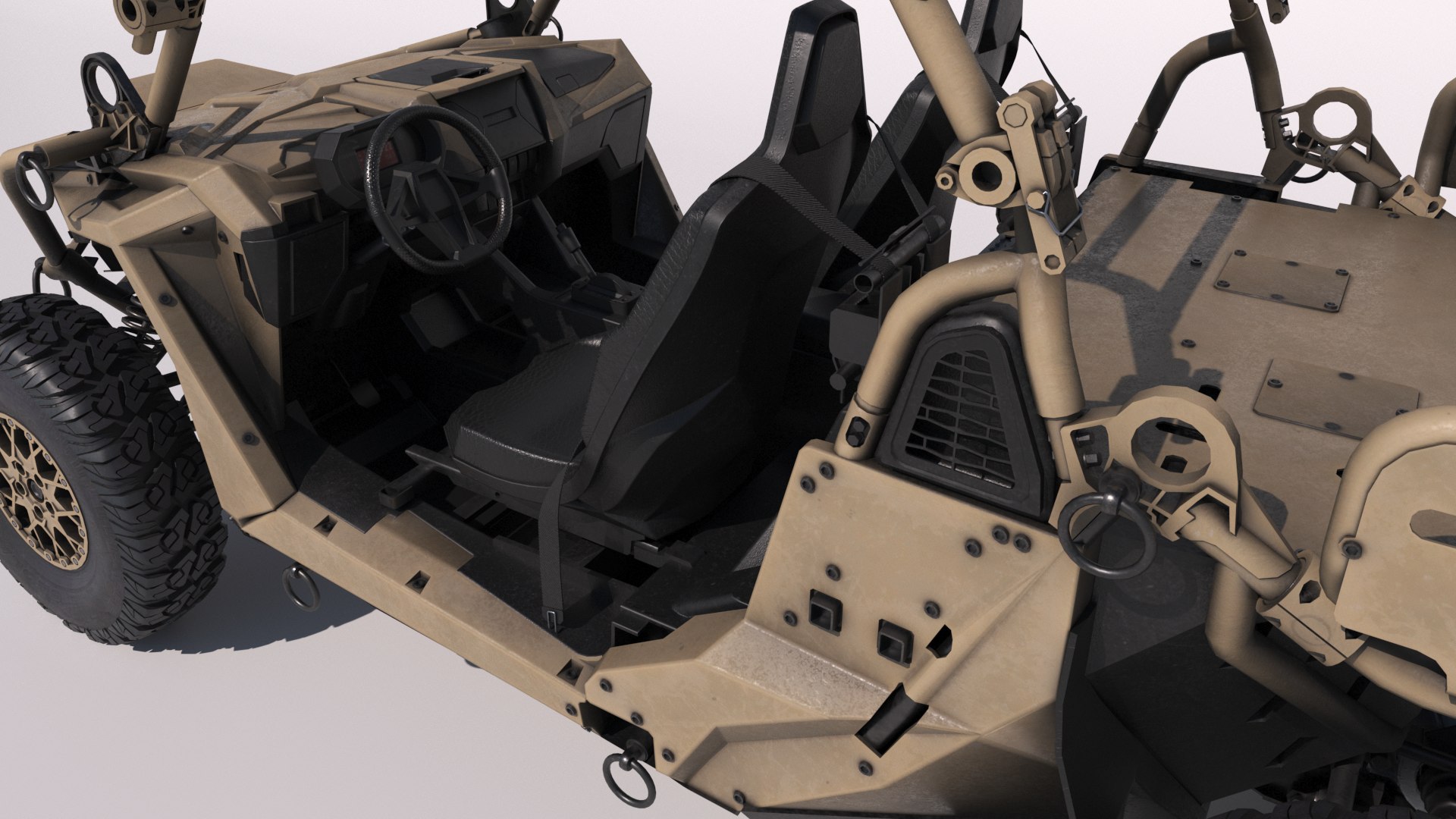 Polaris MRZR Alpha 2 3D Model - TurboSquid 2171036