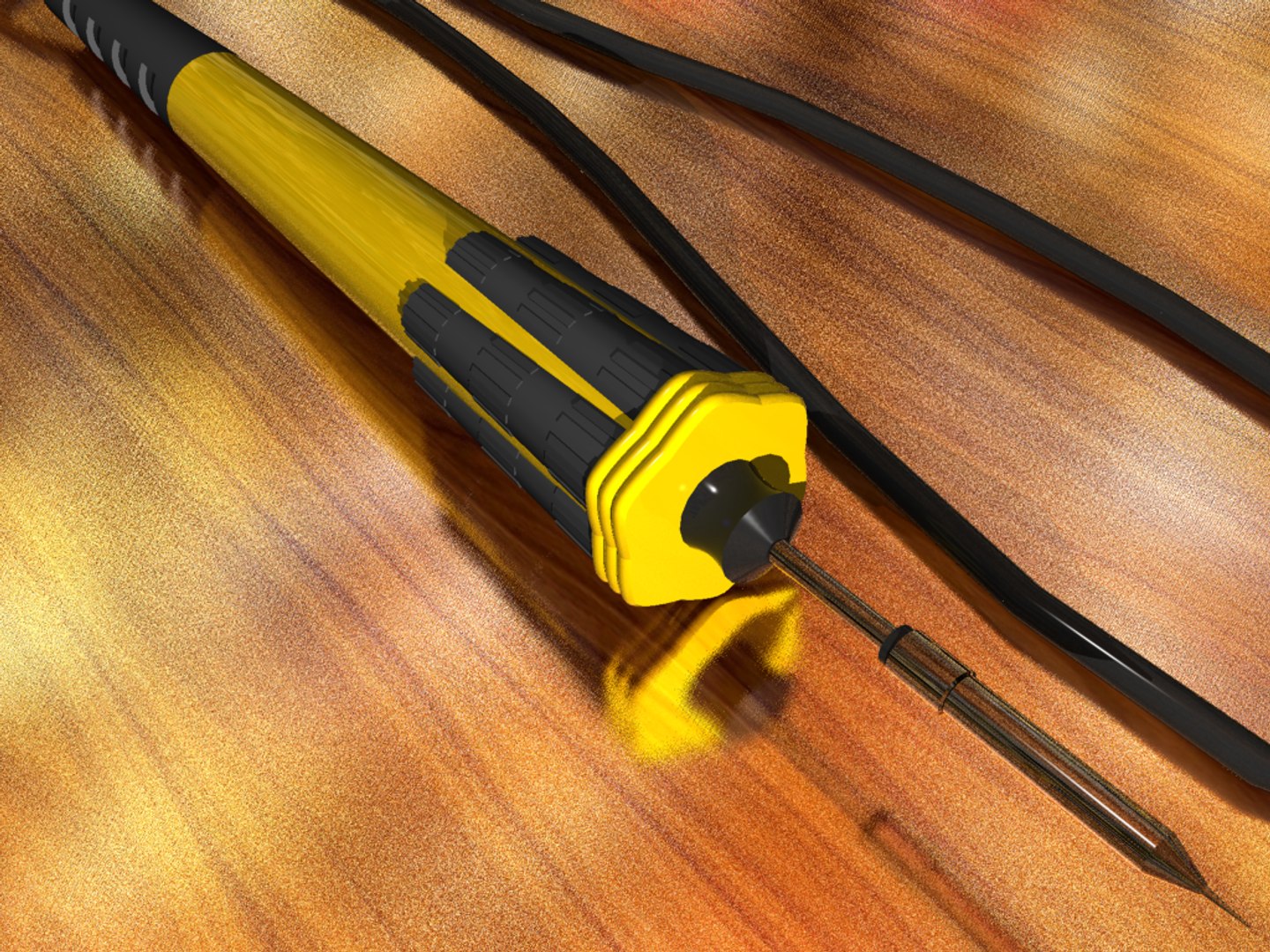 3d model soldering iron