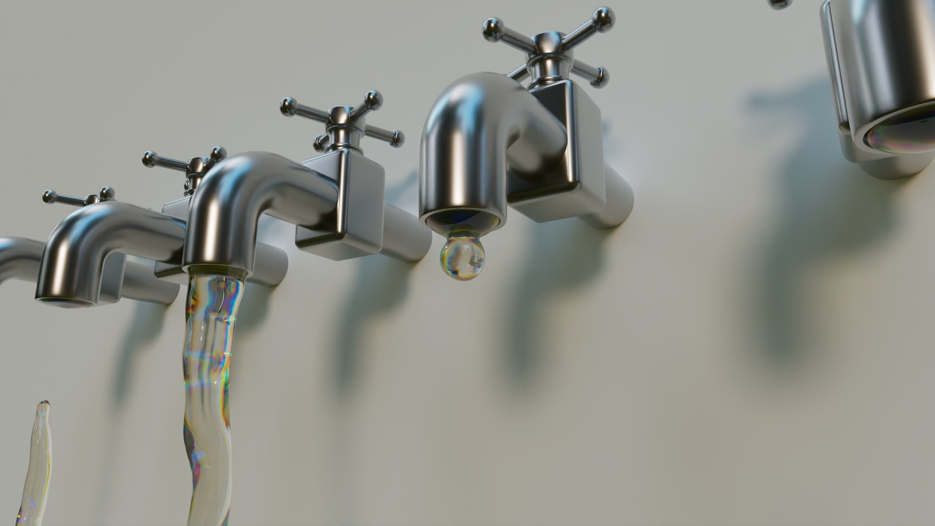 3D loop Simulation Of tap Spraying model - TurboSquid 2174689