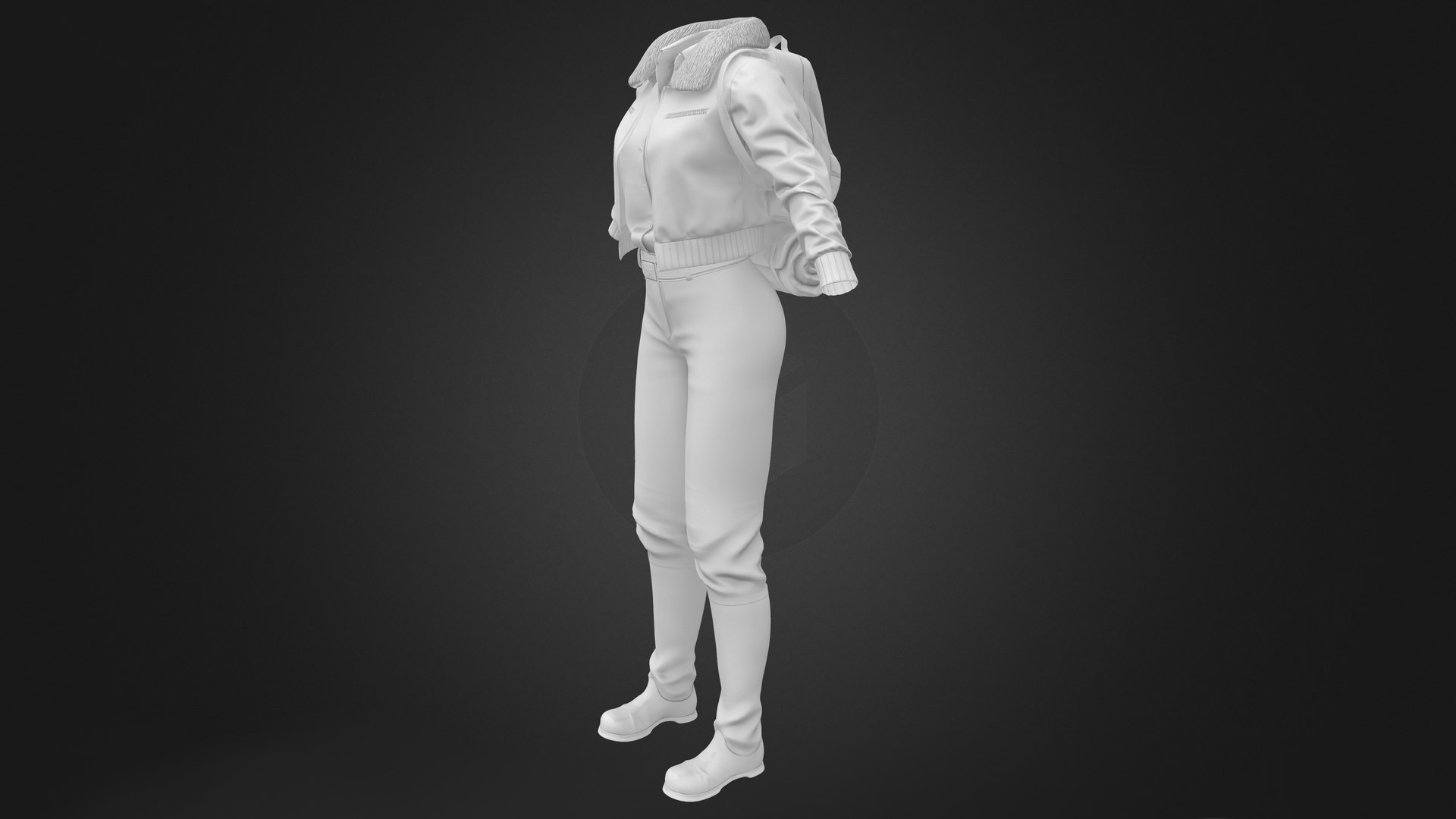 3D Full Explorer Outfit Pants Jacket Backpack Boots - TurboSquid 2074431