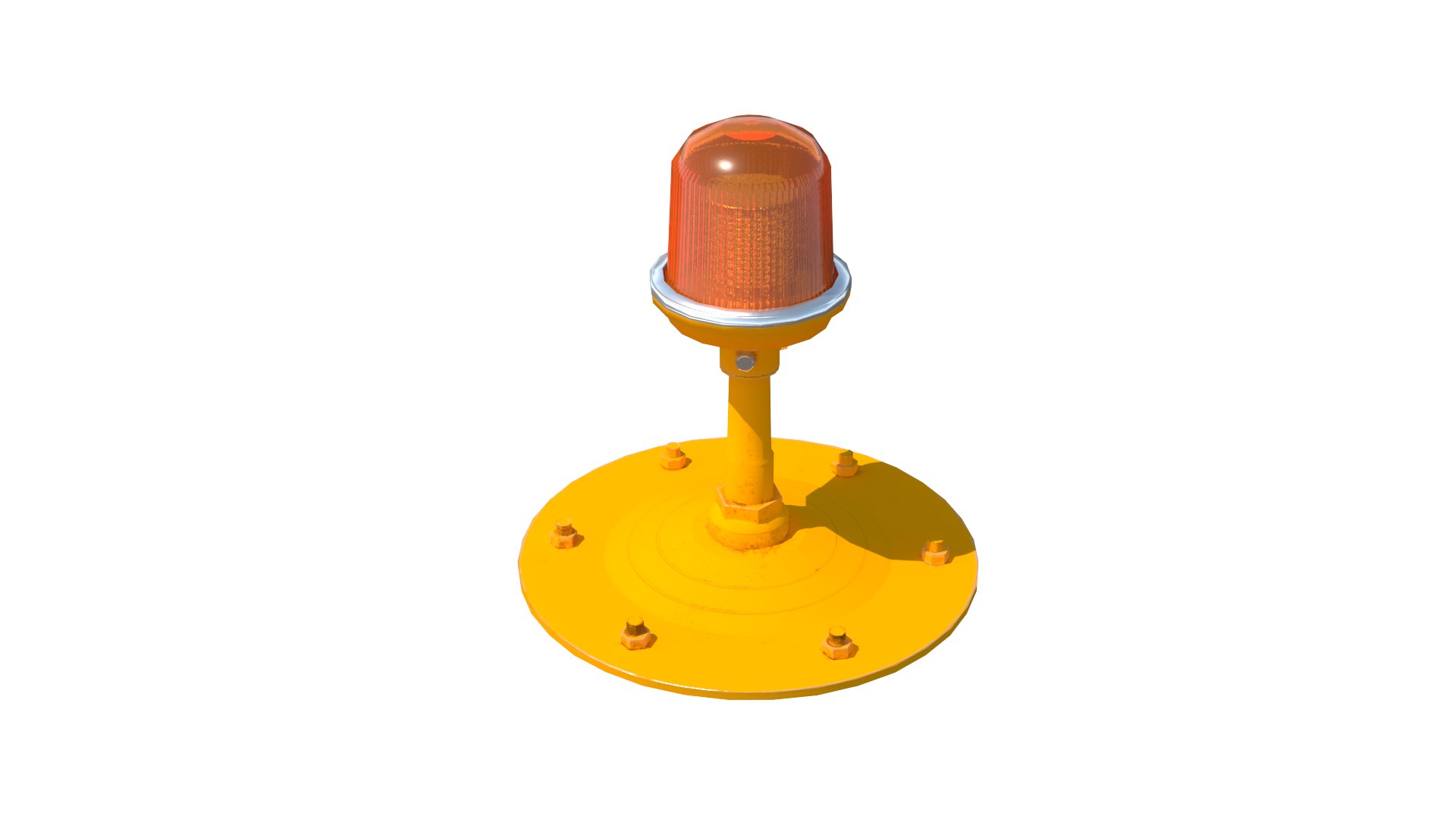 3D Model Elevated Runway Edge Light - TurboSquid 2079642
