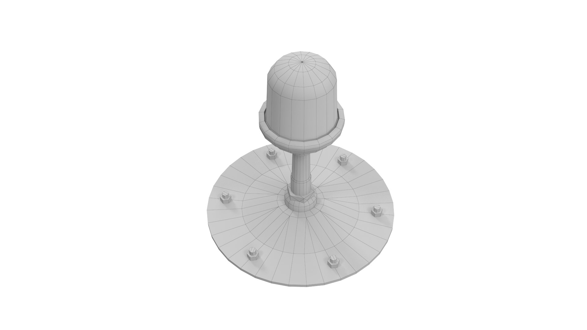 3D Model Elevated Runway Edge Light - TurboSquid 2079642