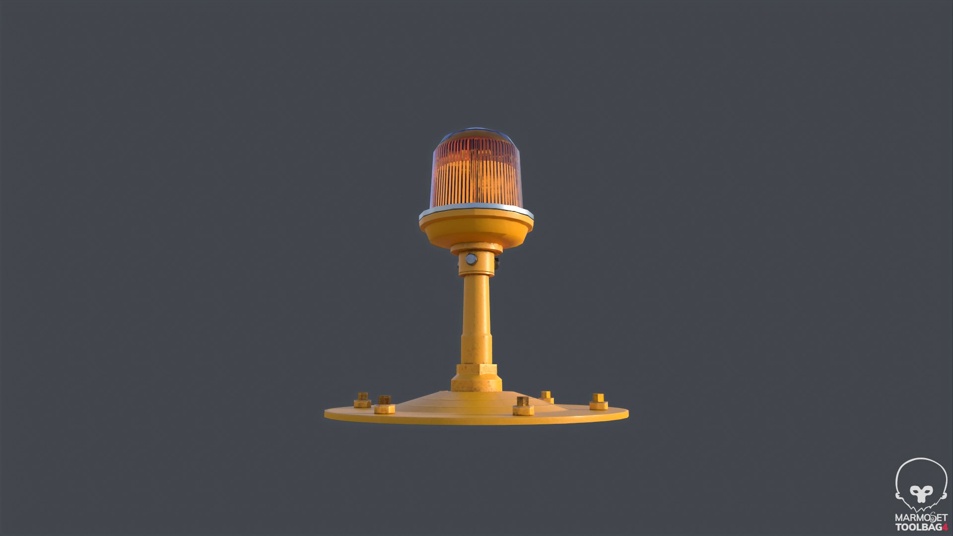 3D Model Elevated Runway Edge Light - TurboSquid 2079642