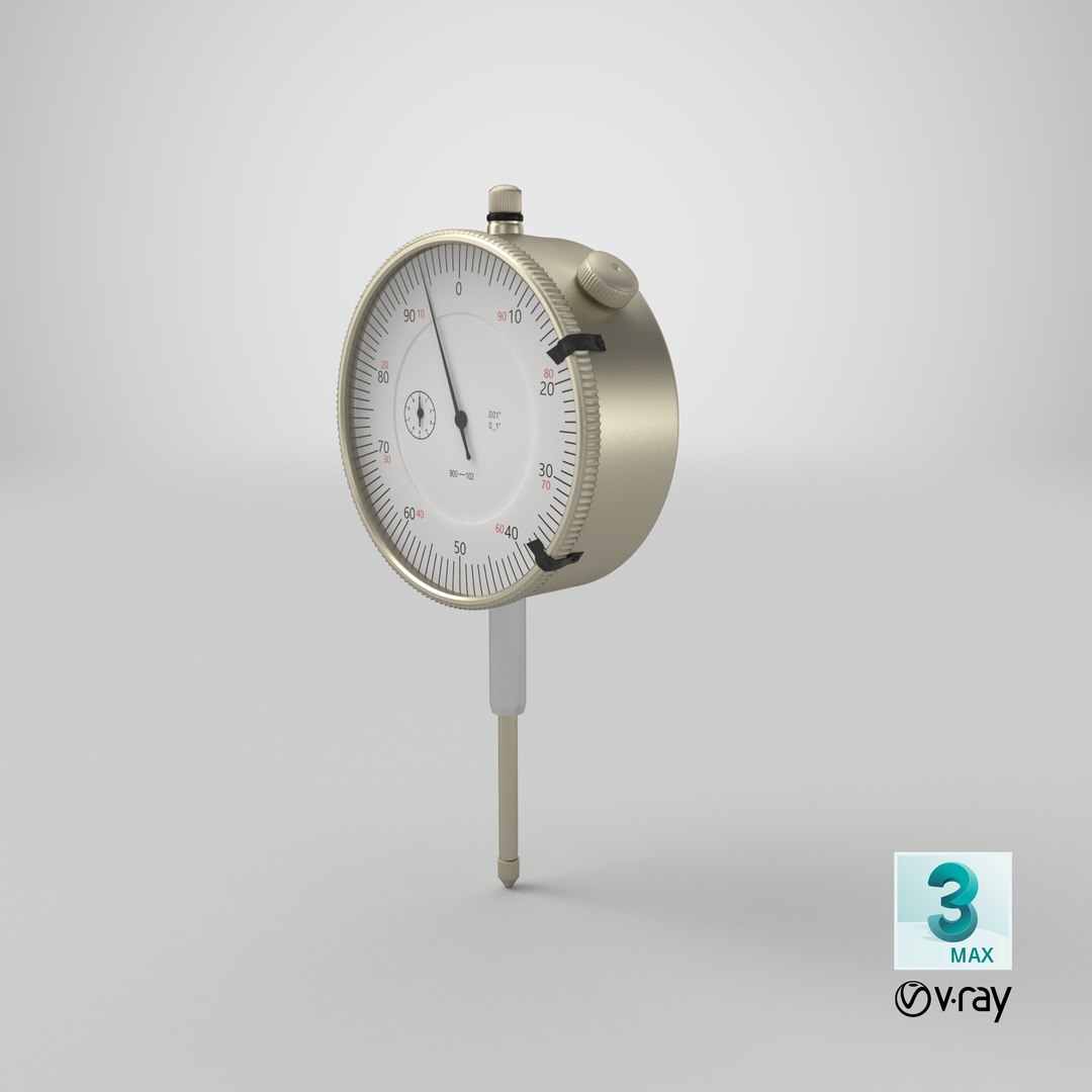 Dial-indicator-gauge 3D model - TurboSquid 1160361