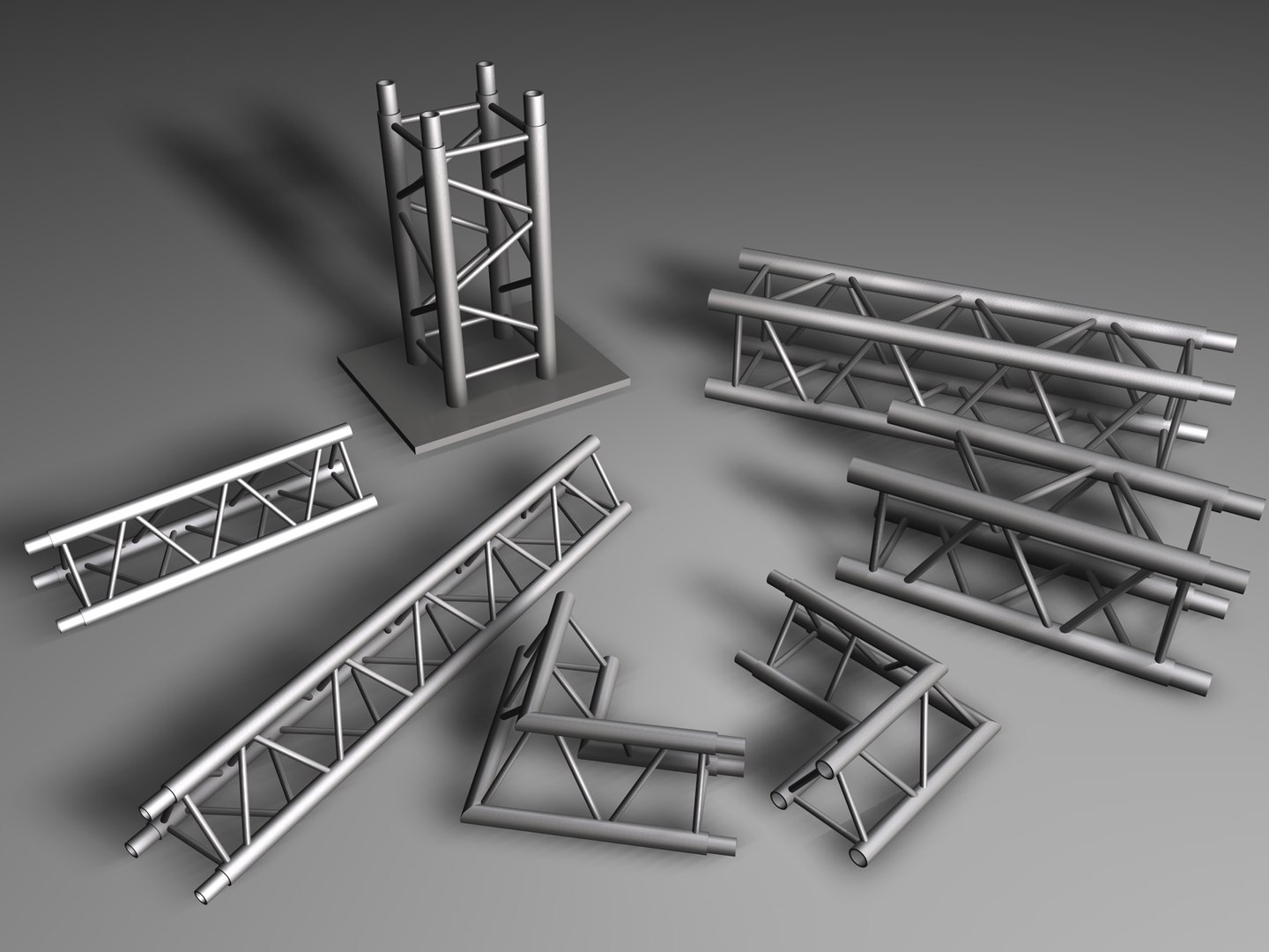stage elements 3d model