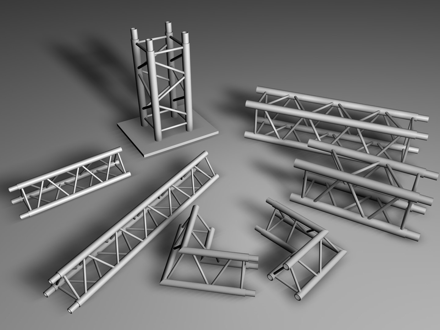 stage elements 3d model