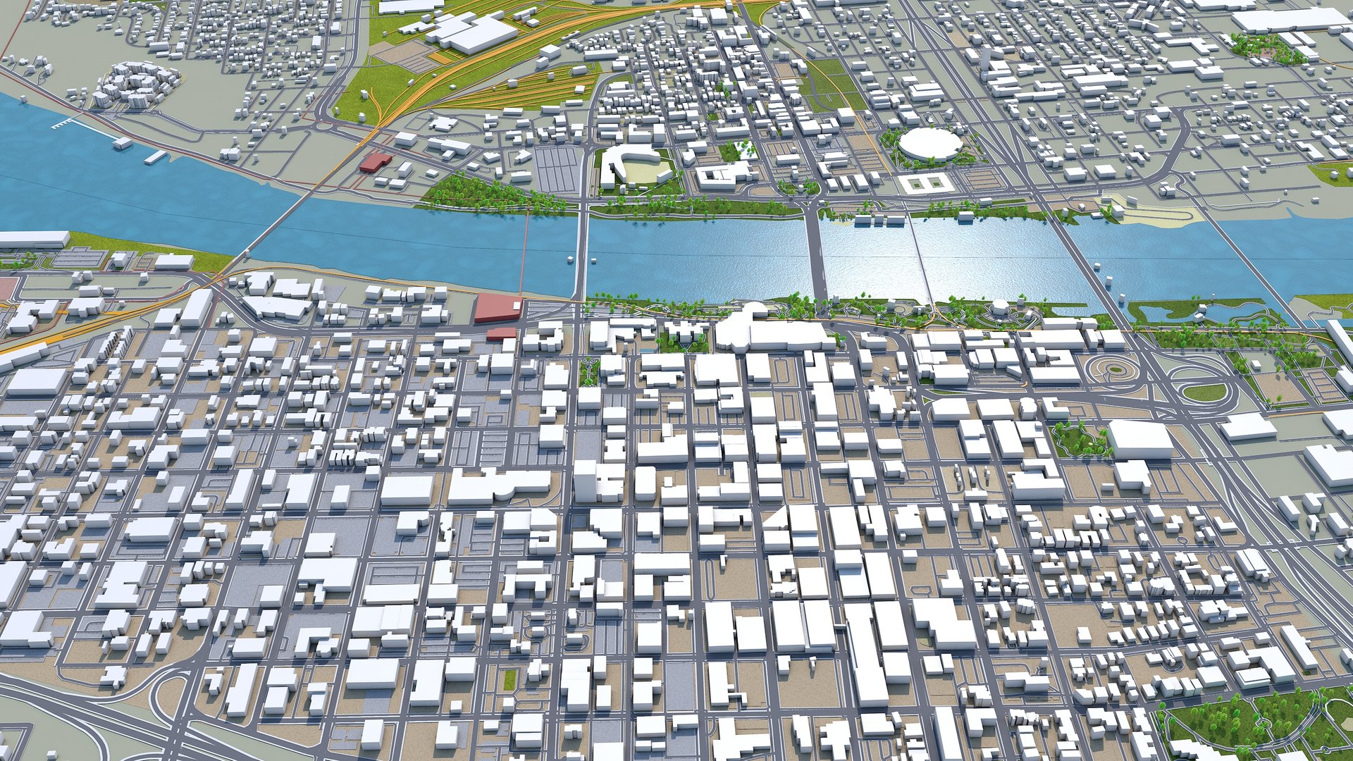 3D Little Rock Arkansas USA model - TurboSquid 1720411