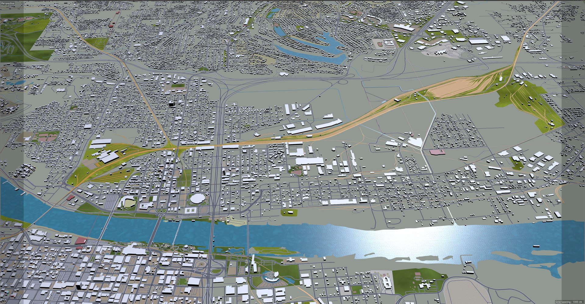3D Little Rock Arkansas USA model - TurboSquid 1720411