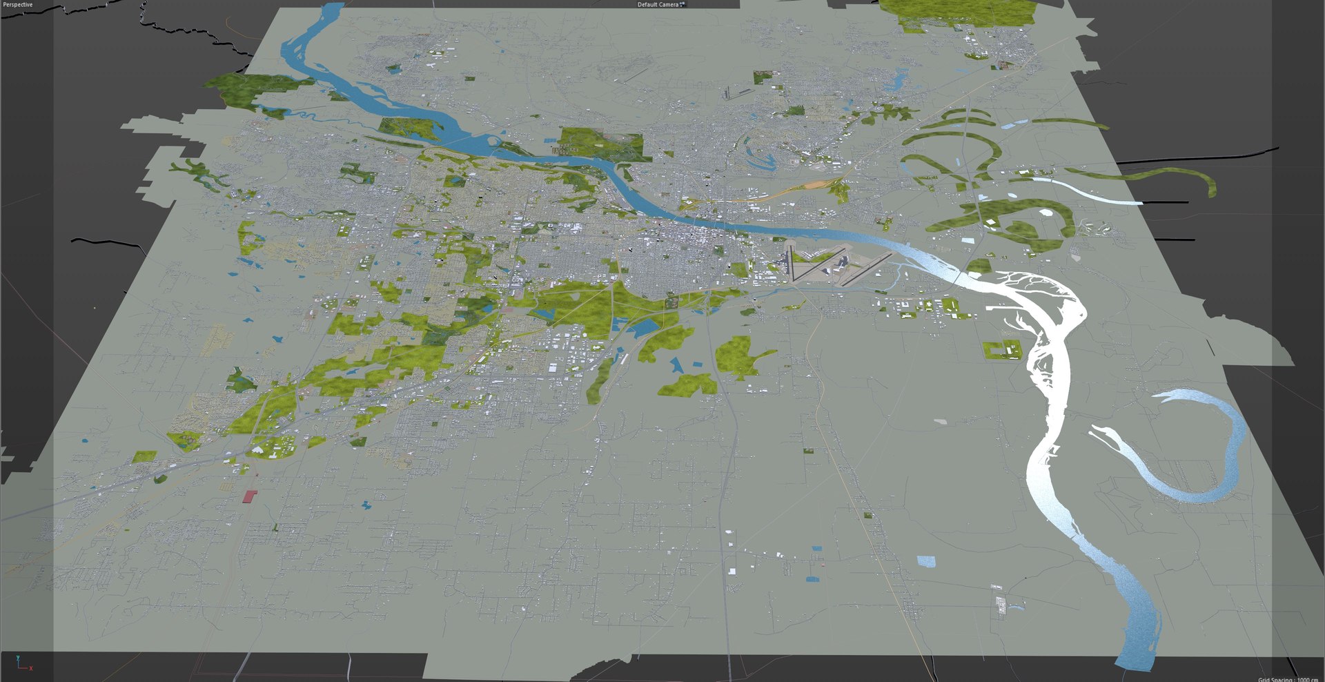 3D Little Rock Arkansas USA model - TurboSquid 1720411